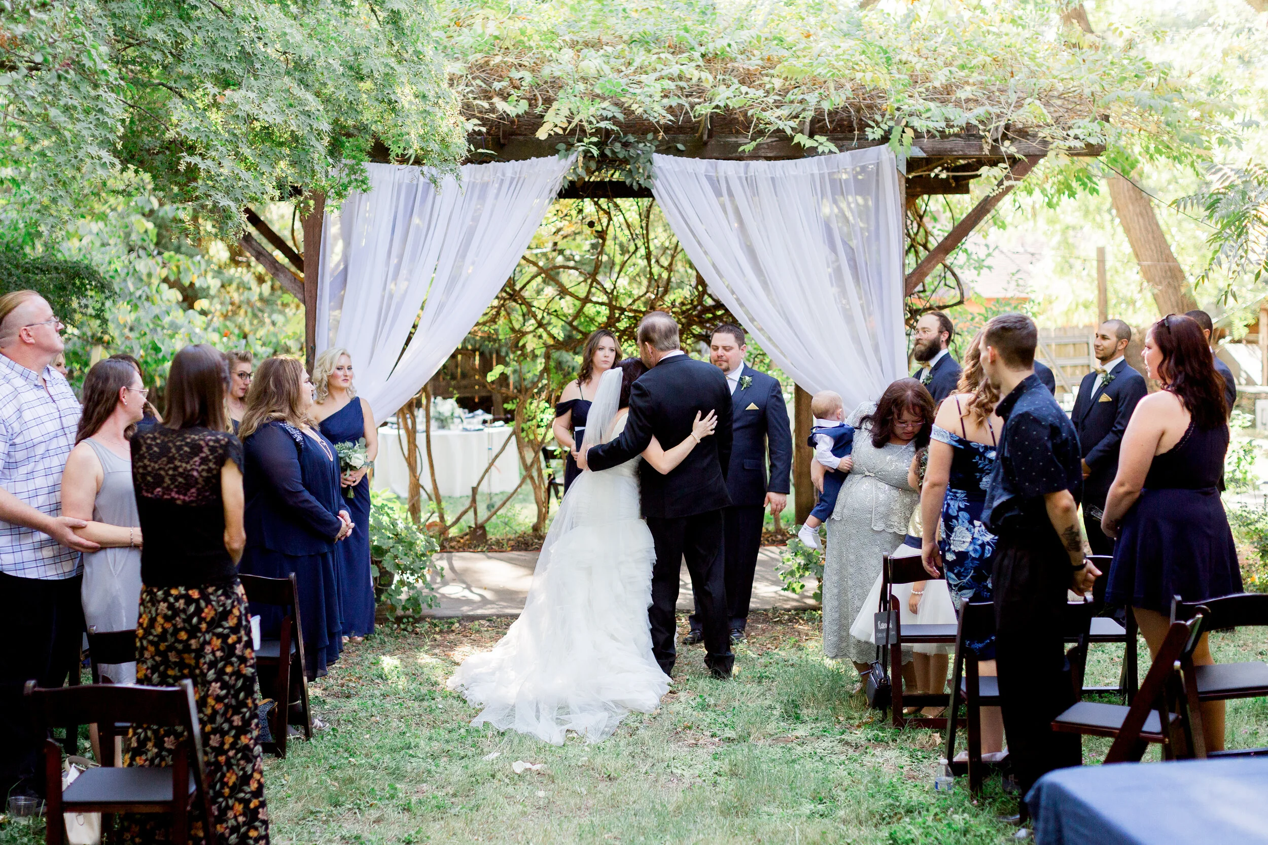 Backyard Intimate Fall Wedding in Northern California - Brad&Rachel