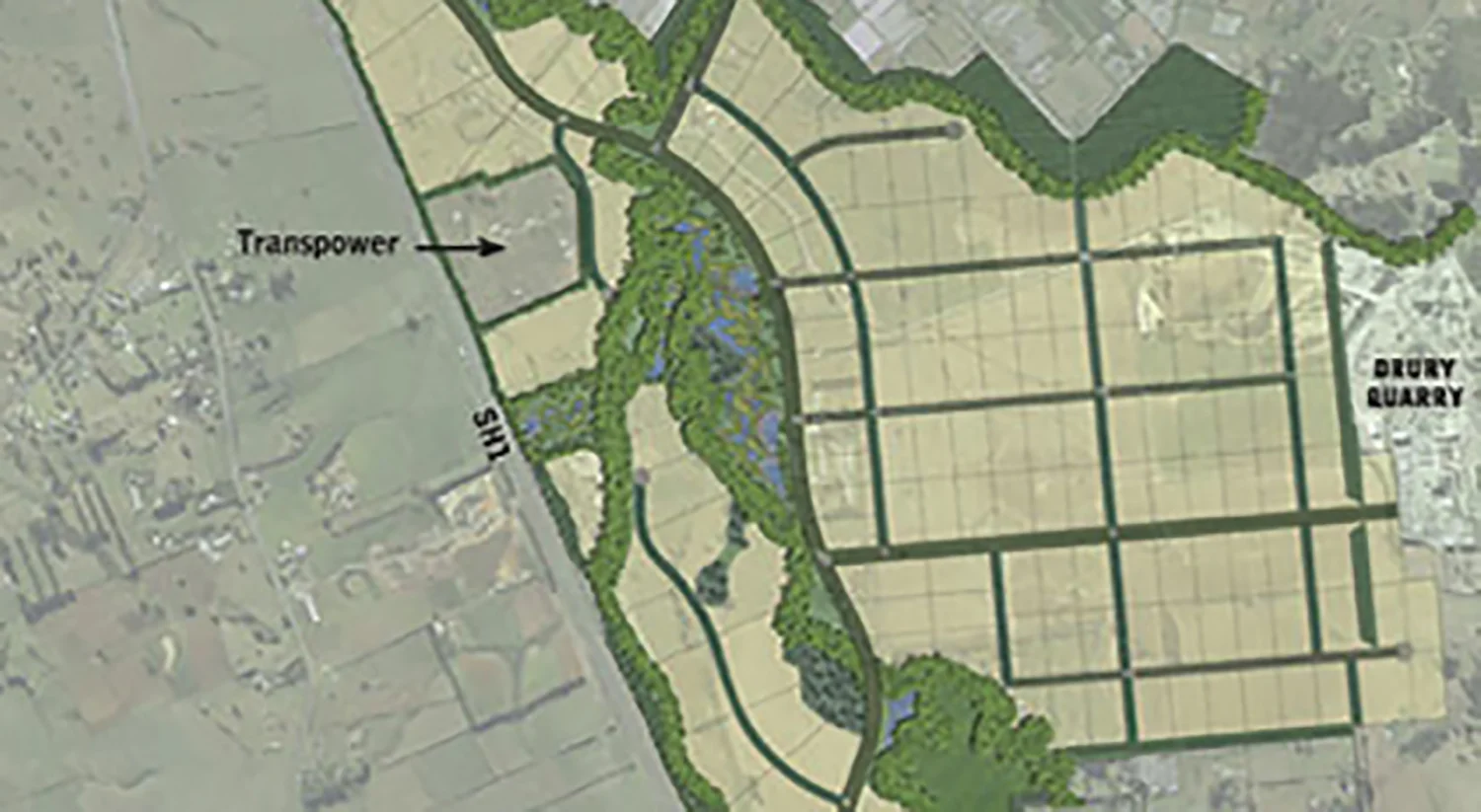 Copy of Masterplan — Drury South Crossing