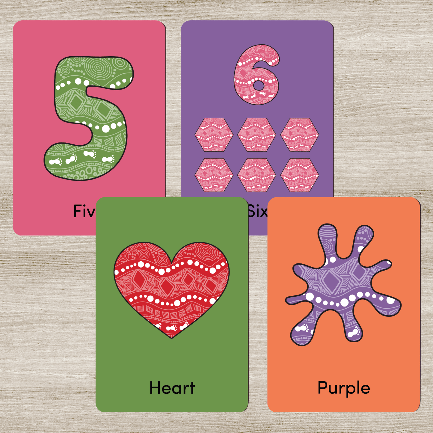 Numbers, Colours + Shapes Flash Cards — Riley Callie Resources