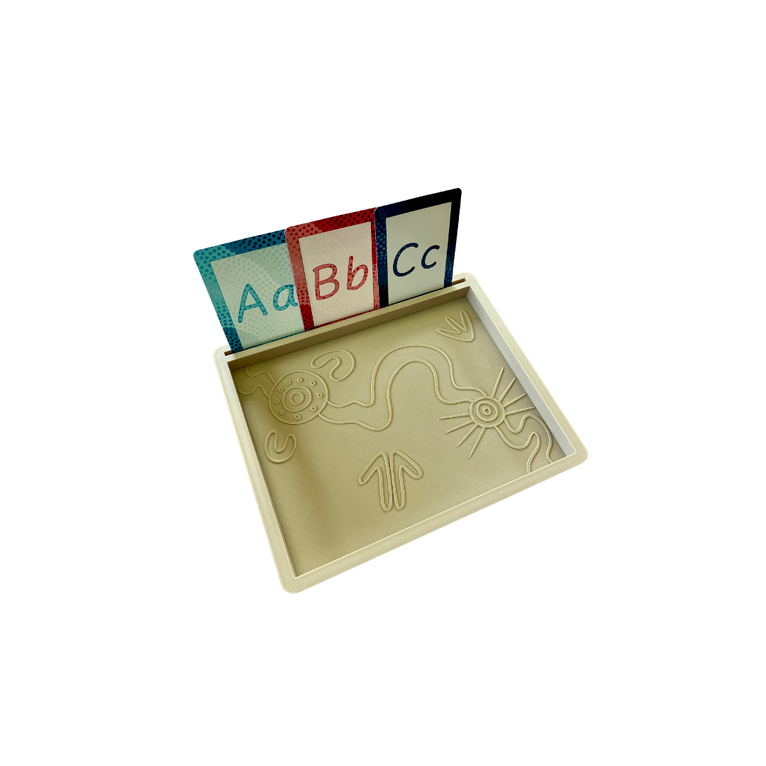 Aboriginal Symbols Tracing Tray — Riley Callie Resources