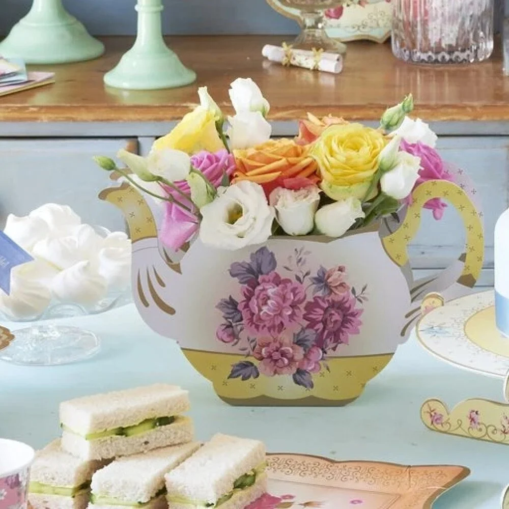 afternoon tea main — Faux Floral Table Centrepiece