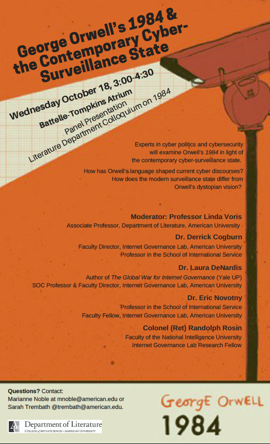 Orwell’s 1984 and the Contemporary Cyber Surveillance State — Internet ...