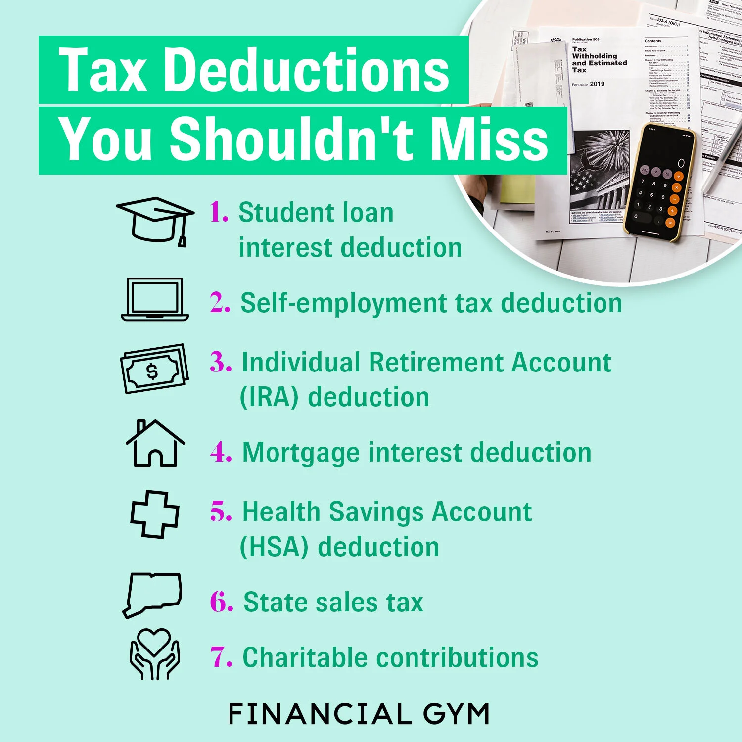 7 Tax Deductions You Shouldn t Miss 7 Tax Deductions You Shouldn t Miss