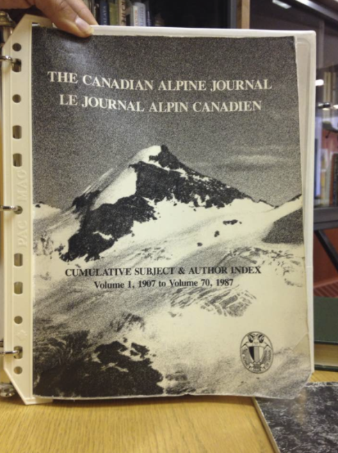 Celebrating the 100th issue of the Canadian Alpine Journal — ACC ...