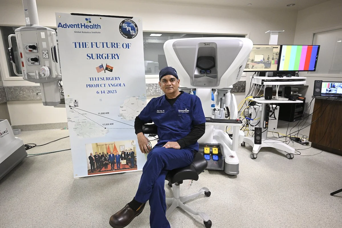 Dr. Vipul Patel, IPCF founder, completes a historic remote telesurgery ...