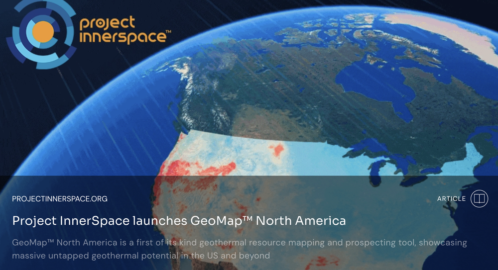 Project InnerSpace Launches GeoMap North America