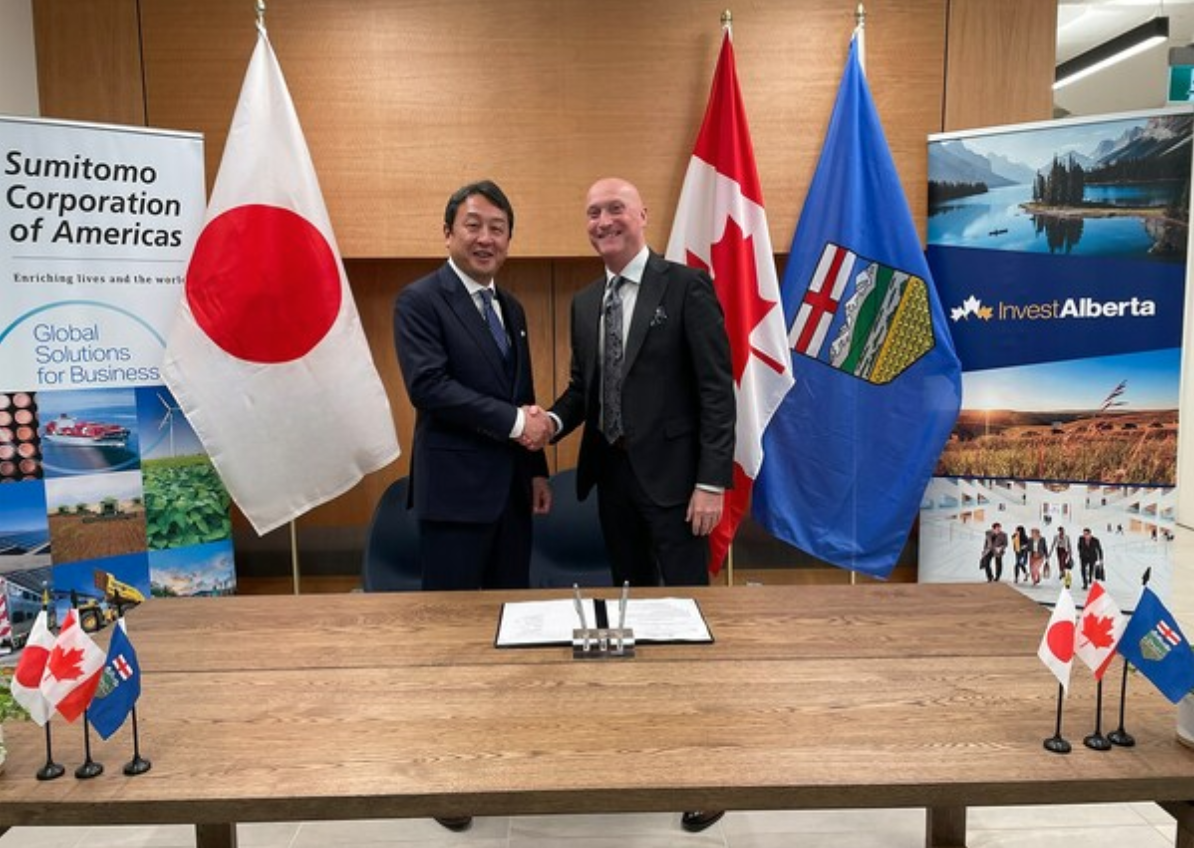 Sumitomo Corporation of Americas and Invest Alberta Sign MOU to ...