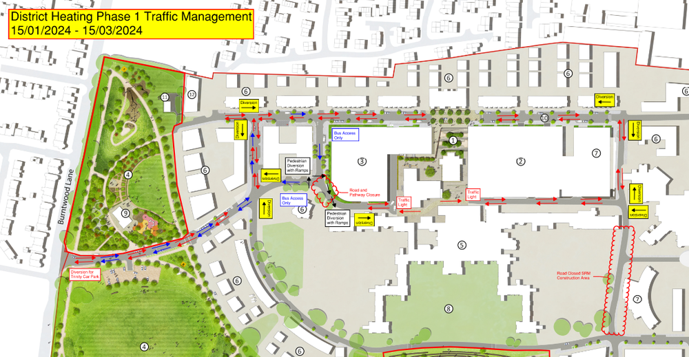 Springfield Village - Temporary Traffic and Pedestrian Diversions ...