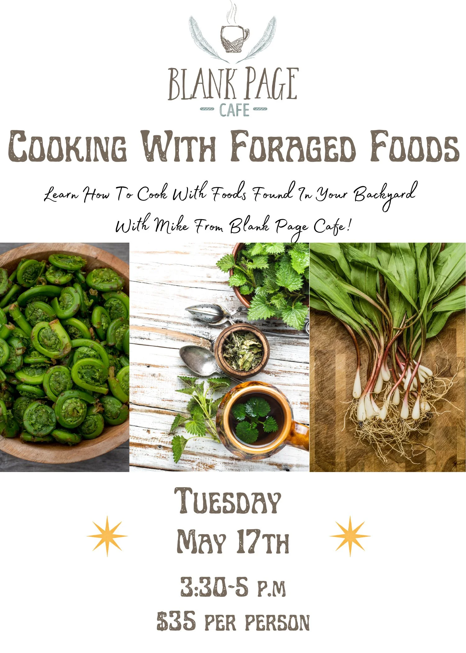 Cooking With Foraged Foods — Bread and Butter Farm