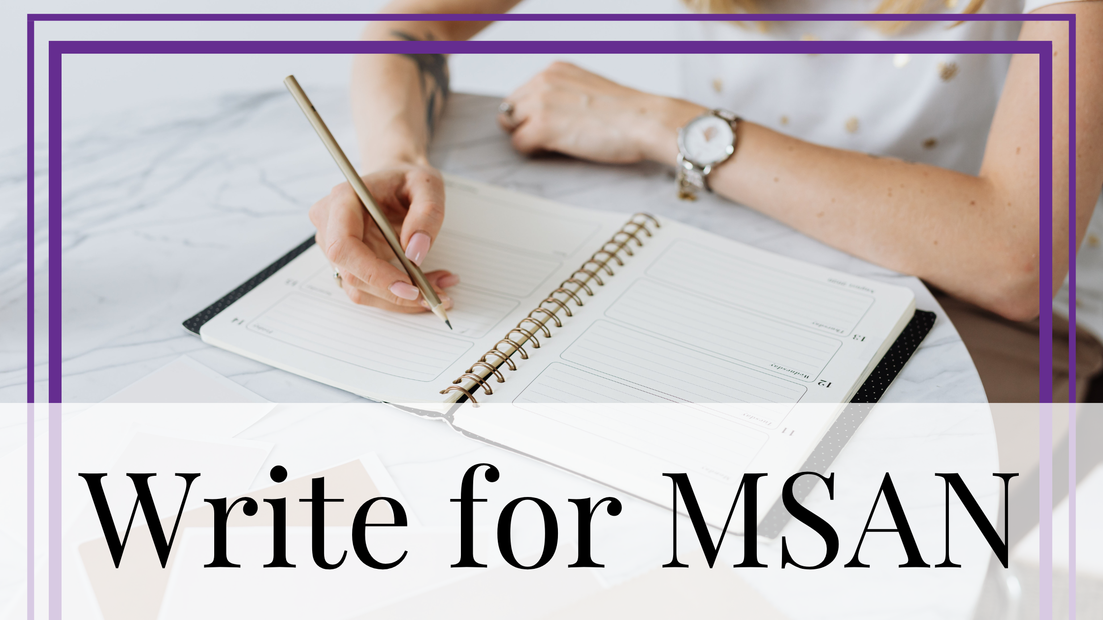 Write for MSAN — Military Spouse Advocacy Network