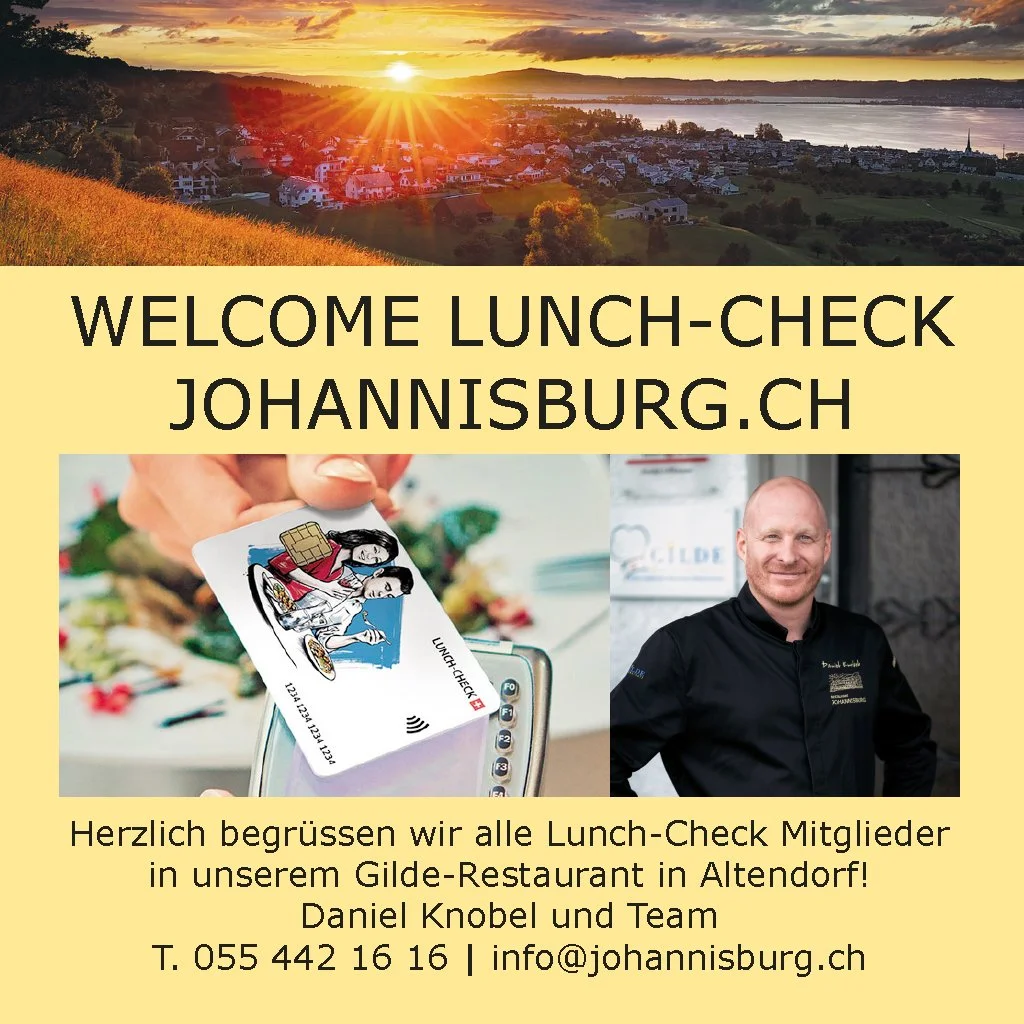 WELCOME LUNCH-CHECK — Restaurant Johannisburg