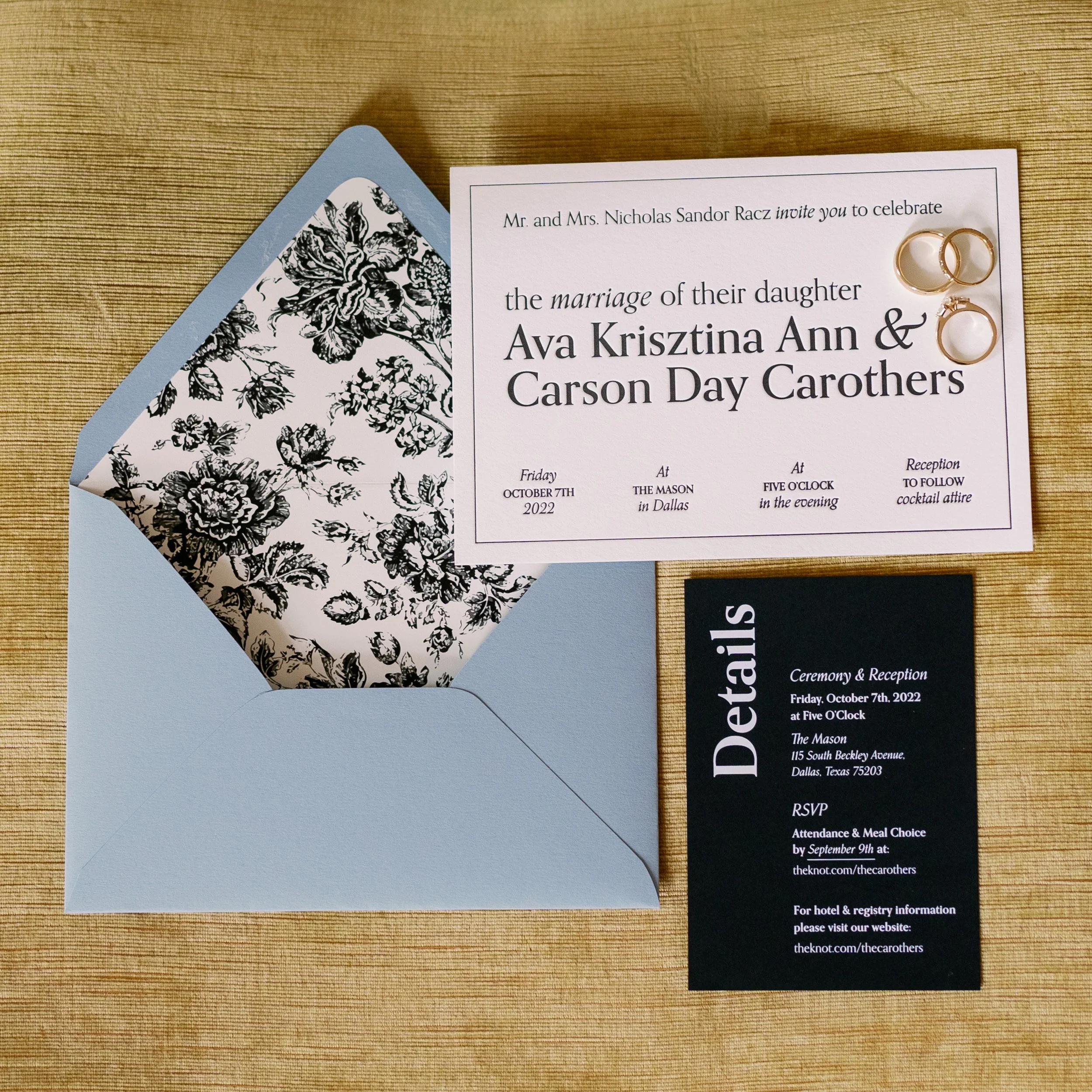 Dallas Wedding at The Mason Venue — Earl Grey Floral