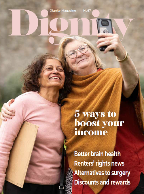Over 50s magazine, Health, Money, Pensions | Dignity