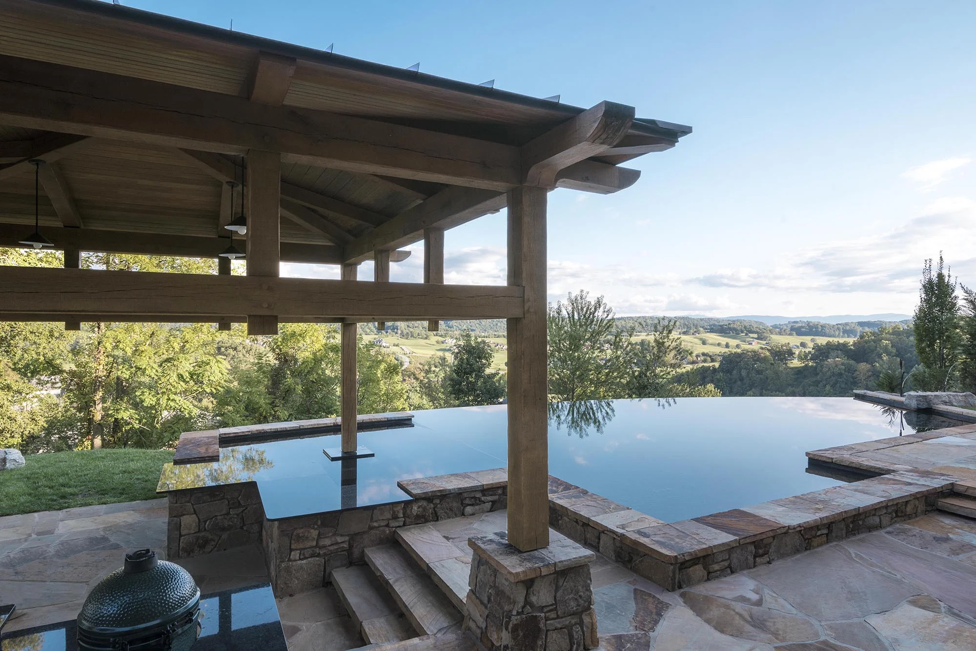 Tennessee Timberframe Pool | Medallion Pool Company