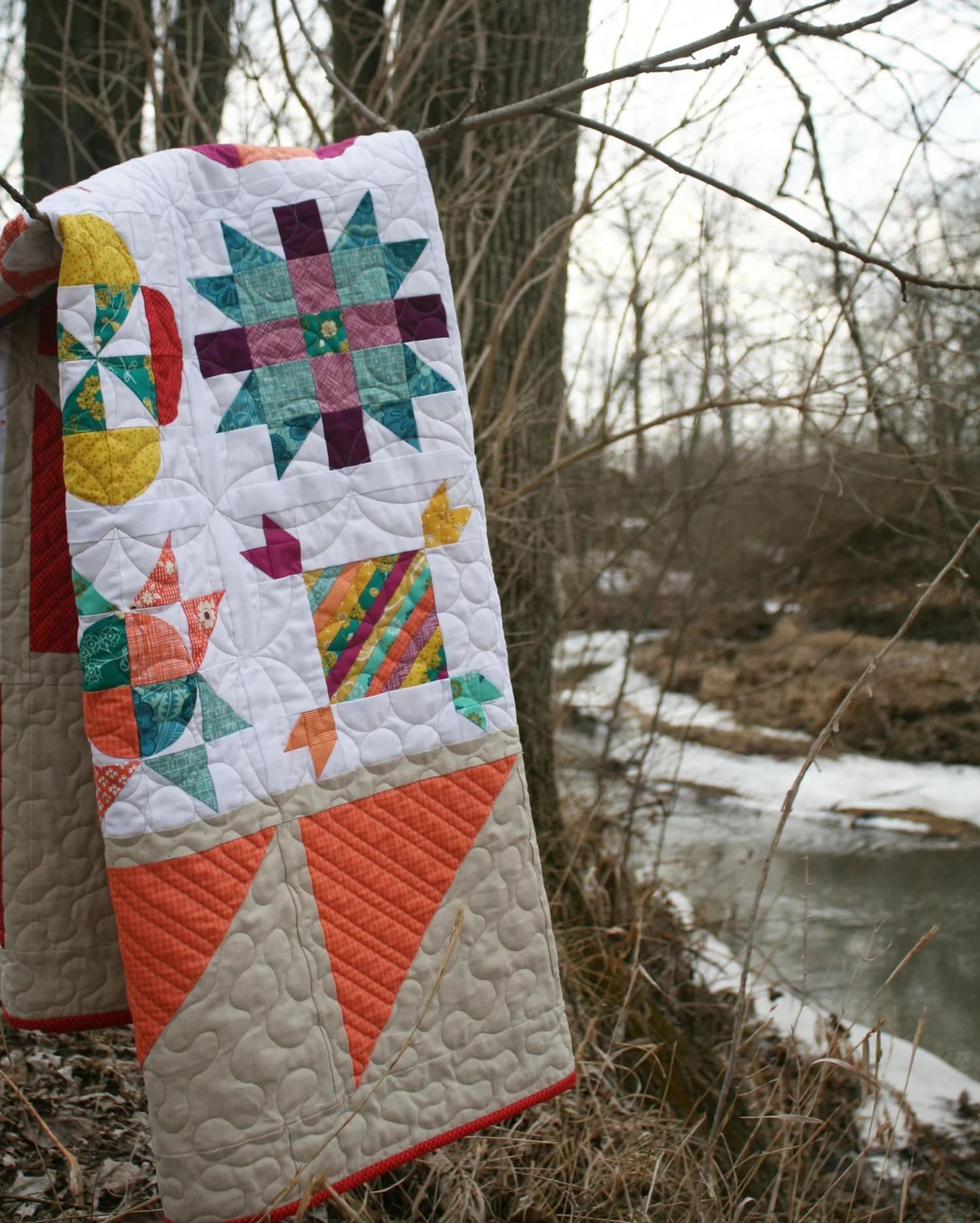 Bonfire Block of the Month Sampler Book — AnneMarie Chany Quilt Patterns