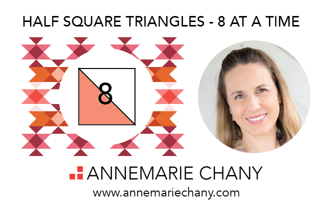 How to Make 8 Half Square Triangles at a Time (Video Tutorial ...