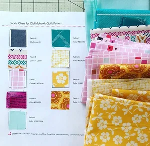 Spring Old Mohawk Quilt with Chambray — AnneMarie Chany Quilt Patterns