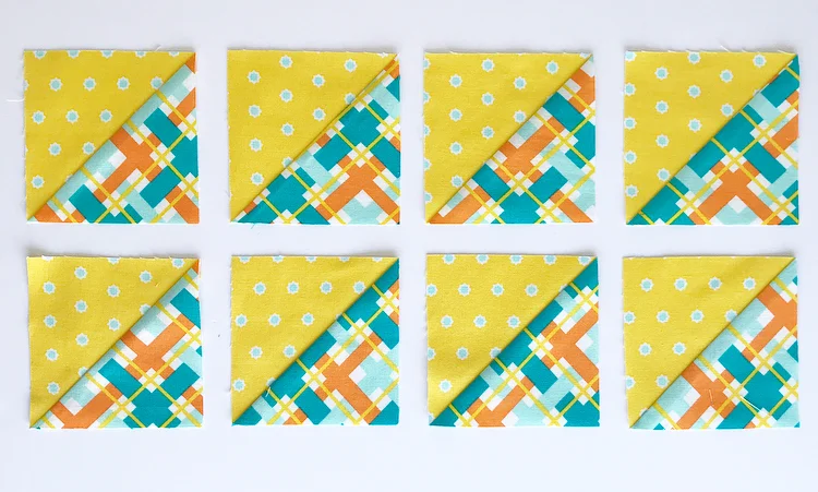 How to Make Half Square Triangles (HSTs) Eight At a Time | Quilt Block ...