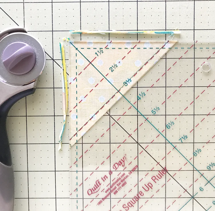 How to Square Up Half Square Triangles with the Quilt-in-a-Day HST ...