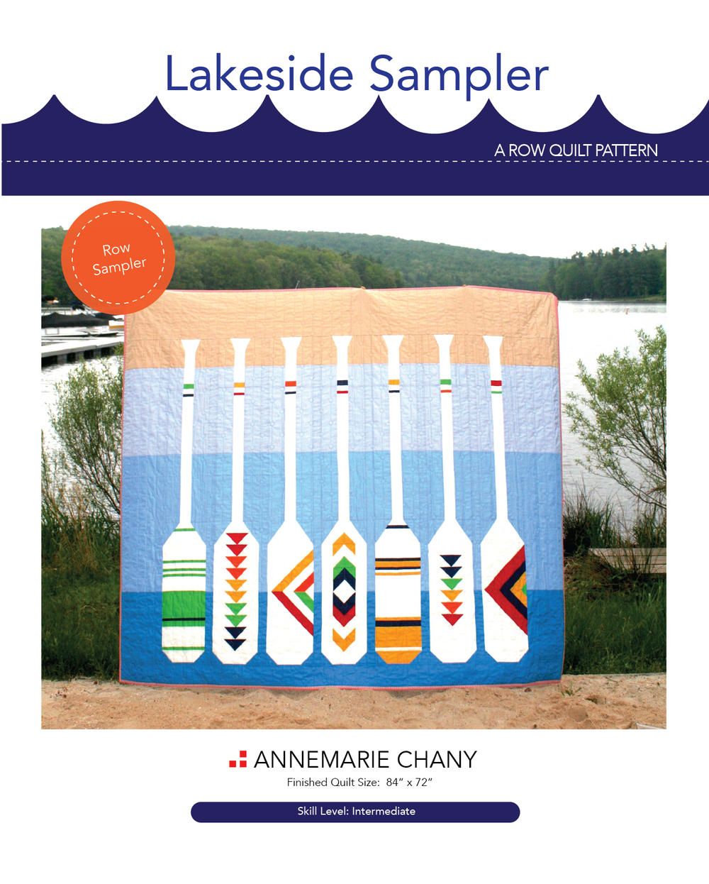 Lakeside Sampler Quilt Pattern - Make a Row Quilt, one Oar at a Time ...