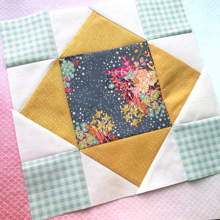 Free Quilt Block Pattern: Skill Building: 4 Flying Geese at a Time: The ...