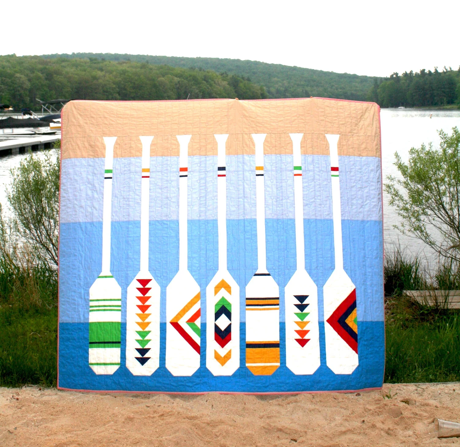 Lakeside Sampler Quilt Pattern — AnneMarie Chany Quilt Patterns