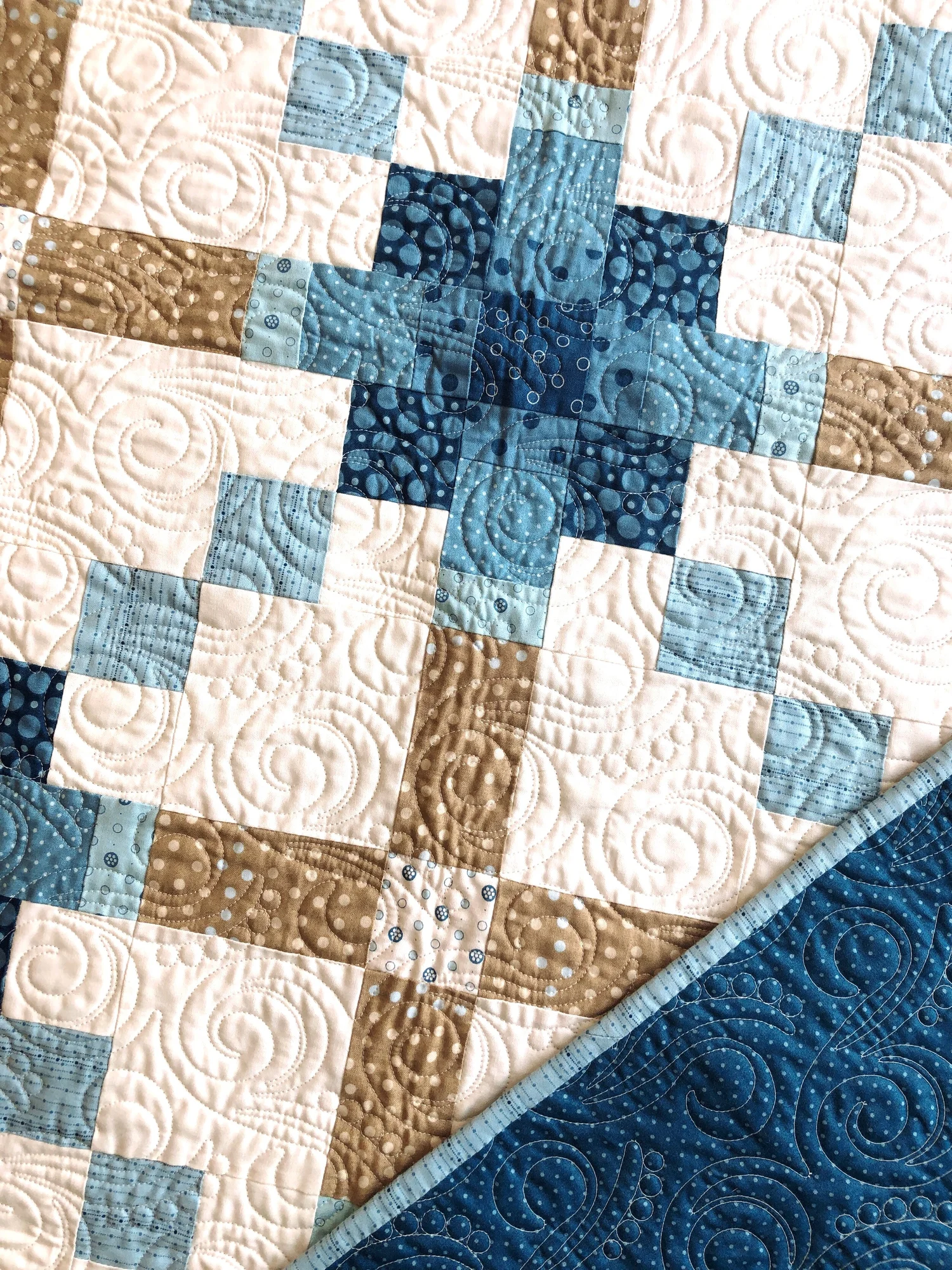 Gatekeeper Quilt Pattern in Delfina Fabric — AnneMarie Chany Quilt Patterns