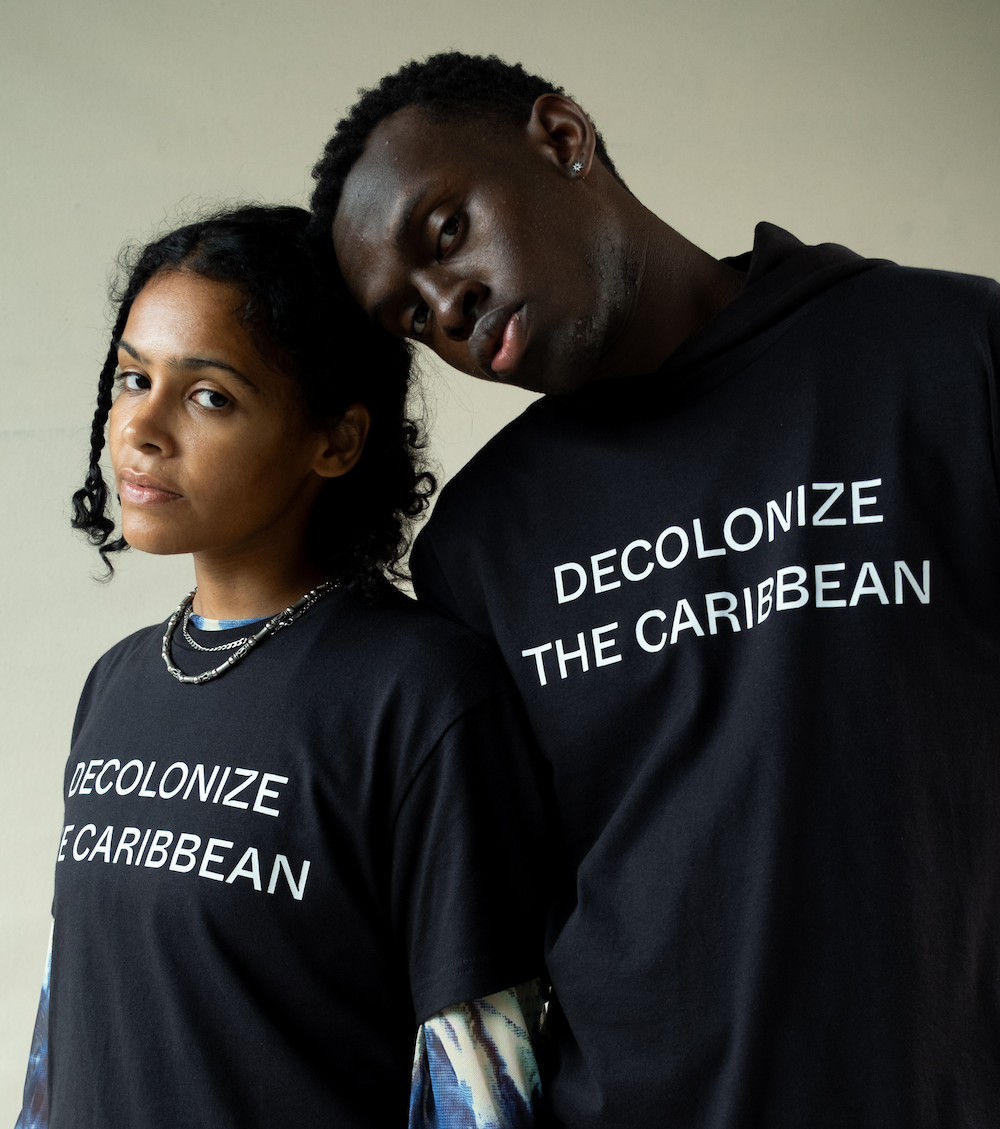 Decolonize the Caribbean - Cotton Tee [Black] — Forgotten Lands