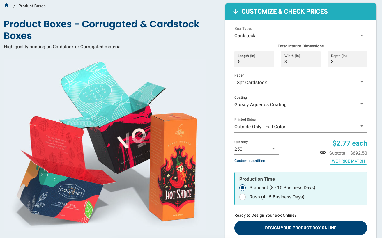 How To Design Custom Shipping Products — NAV Creative