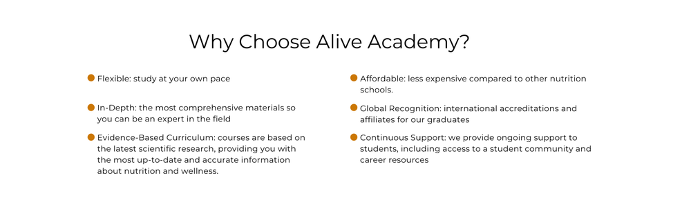 Alive Academy — Applied Nutrition | Online Nutrition School