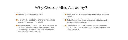 Alive Academy — Applied Nutrition | Online Nutrition School