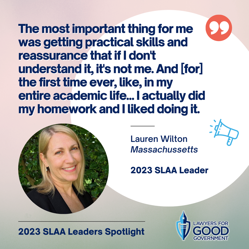 2024 SLAA Leadership Program — Lawyers for Good Government