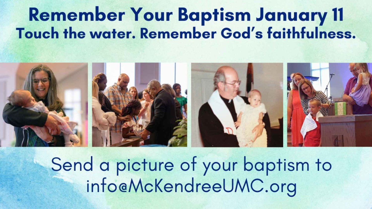 Sunday Worship - Remembrance of Baptism — McKendree UMC