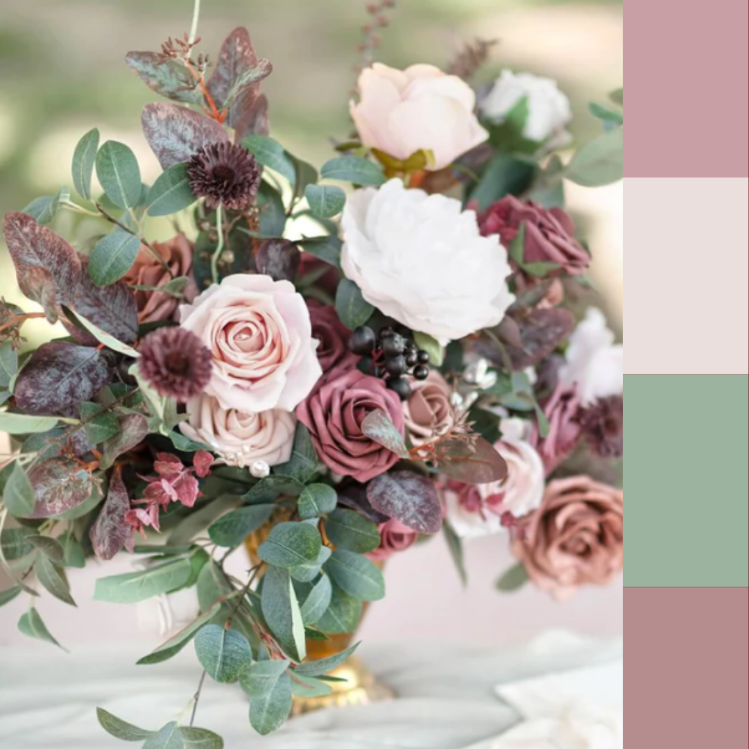 Blush And Sage Wedding