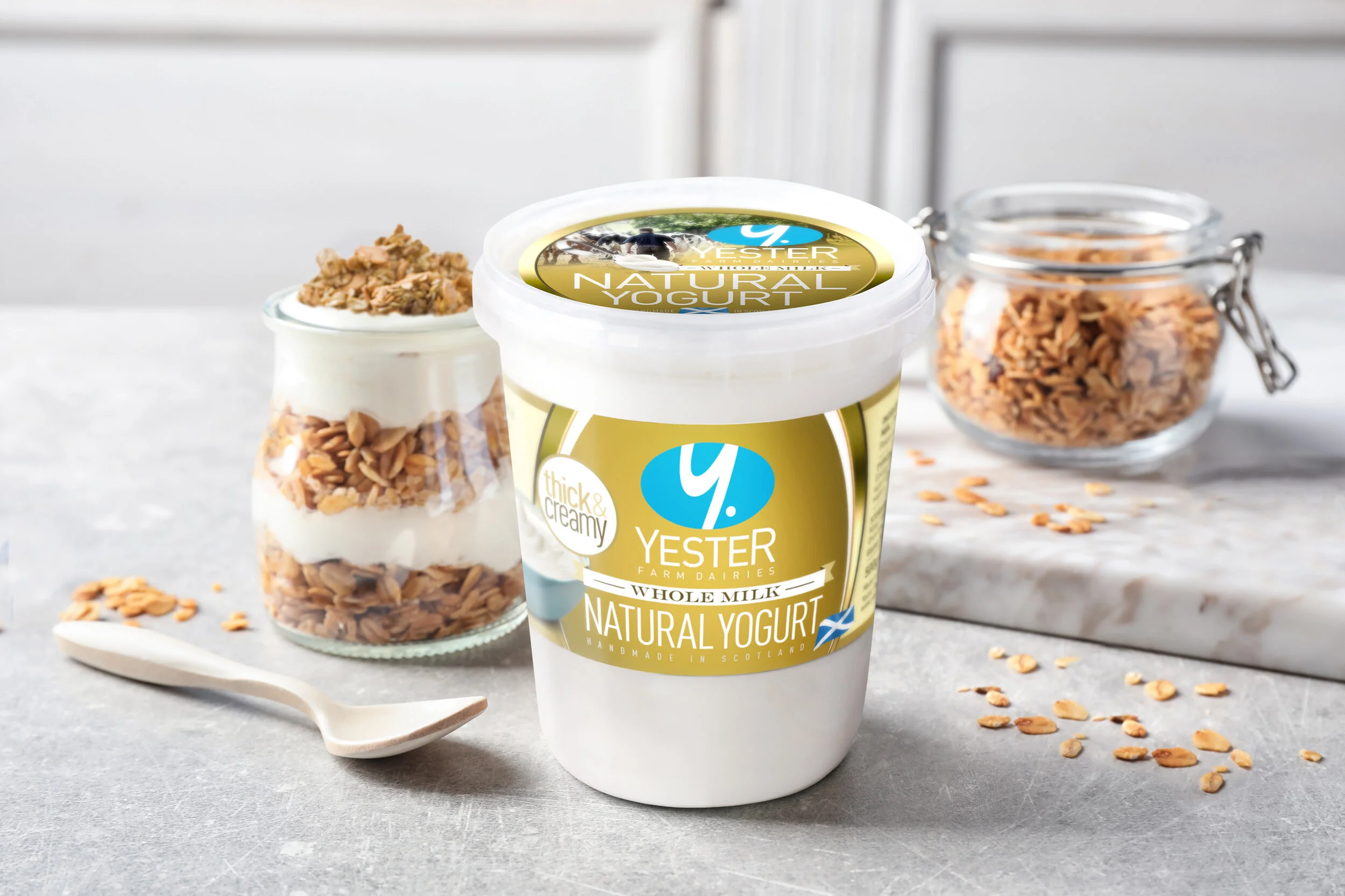 Whole Milk Natural Yoghurt — YESTER FARM DAIRIES