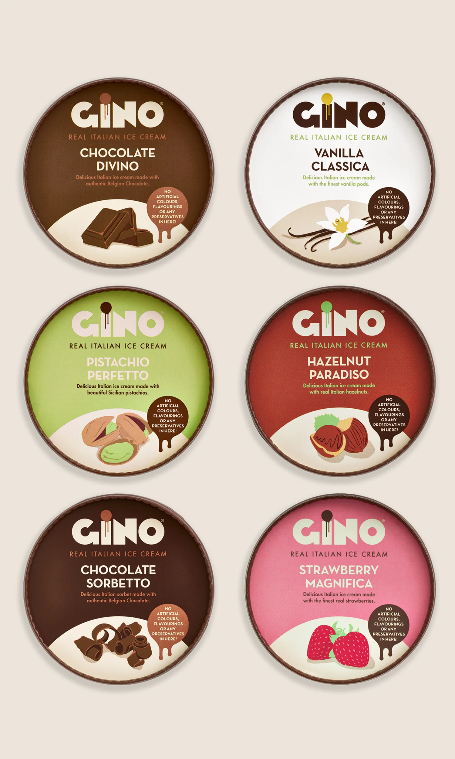 Gino Gelato — Alex Deamon Graphic Design and Illustration, portfolio of ...