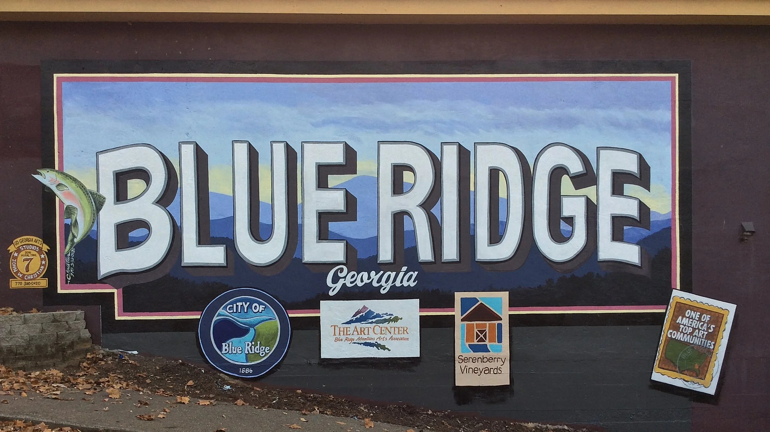 City of Blue Ridge — Georgia Mural Trail and now American Mural Trail