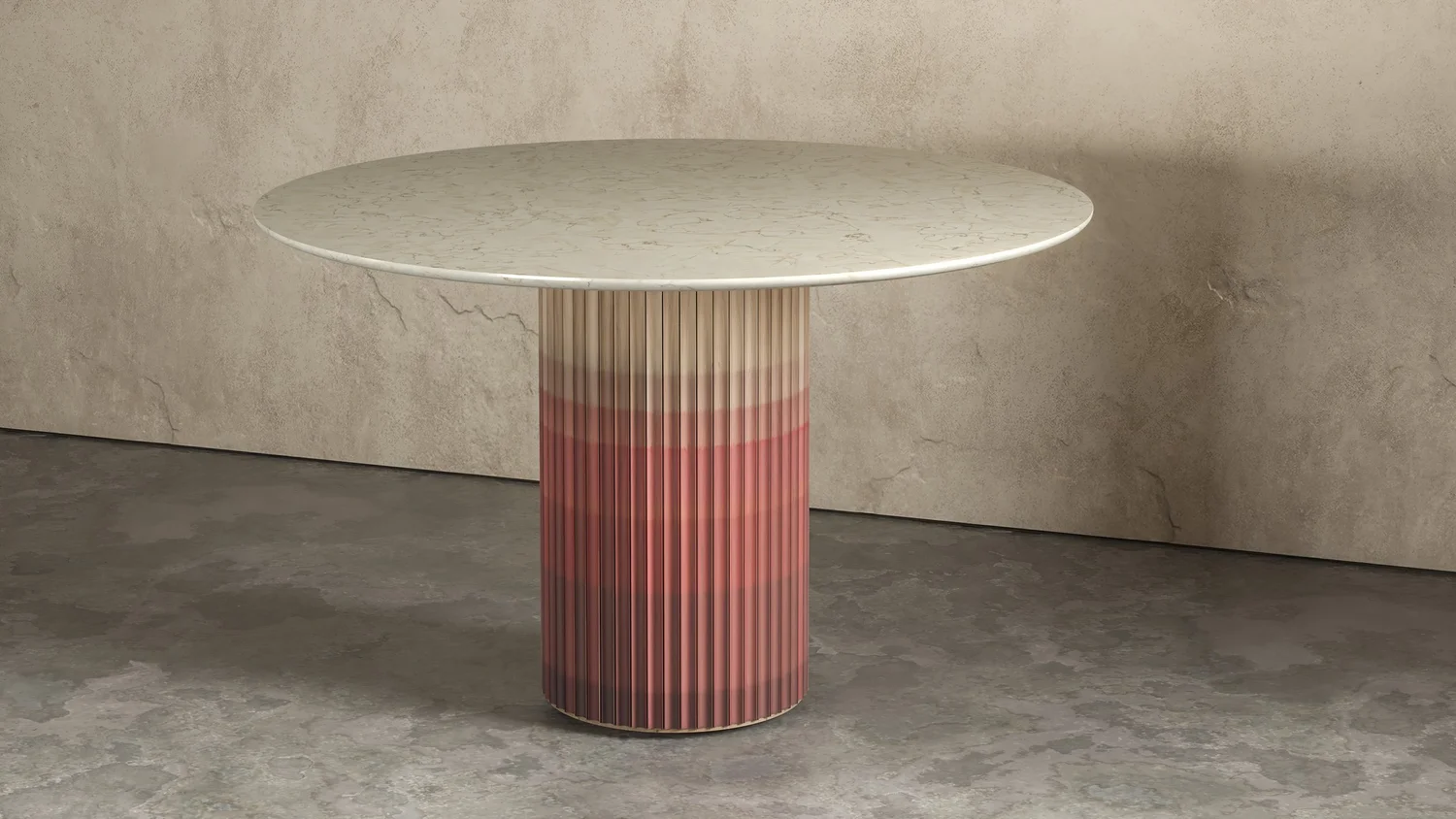 Pilar Dining Table Round — INDO-