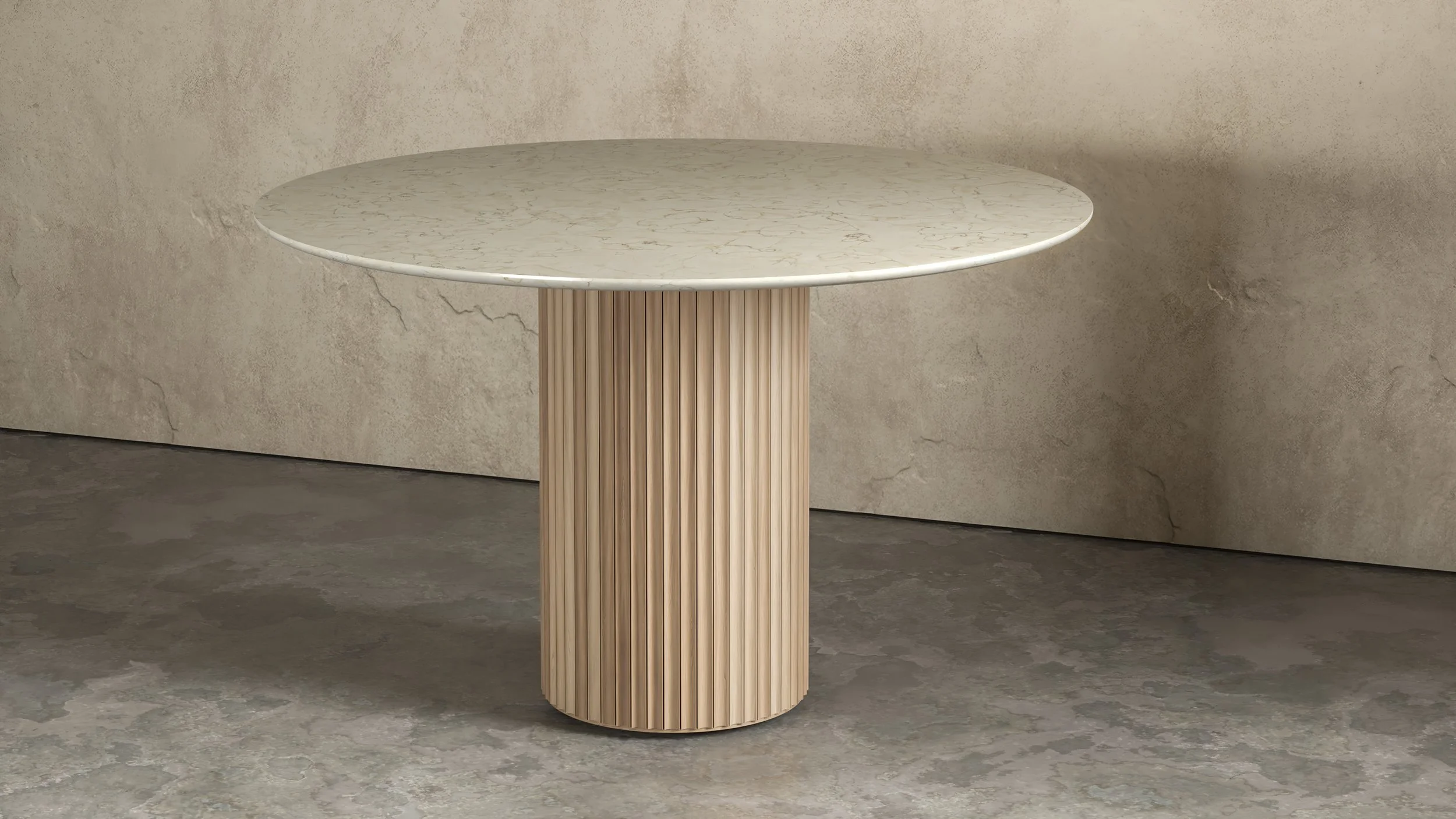 Pilar Dining Table Round — INDO-
