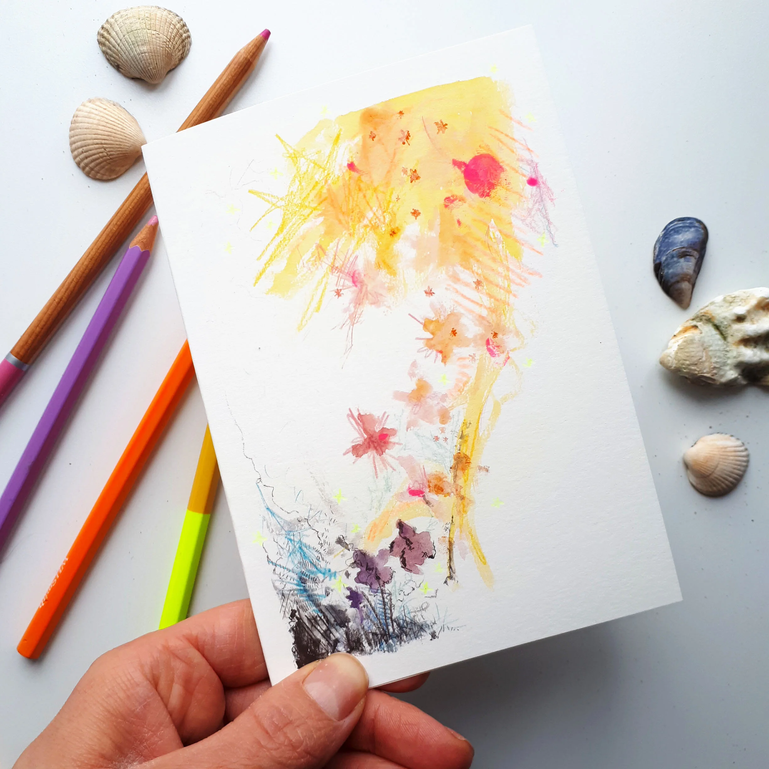The Dawn Card — Awesome Mama Illustration