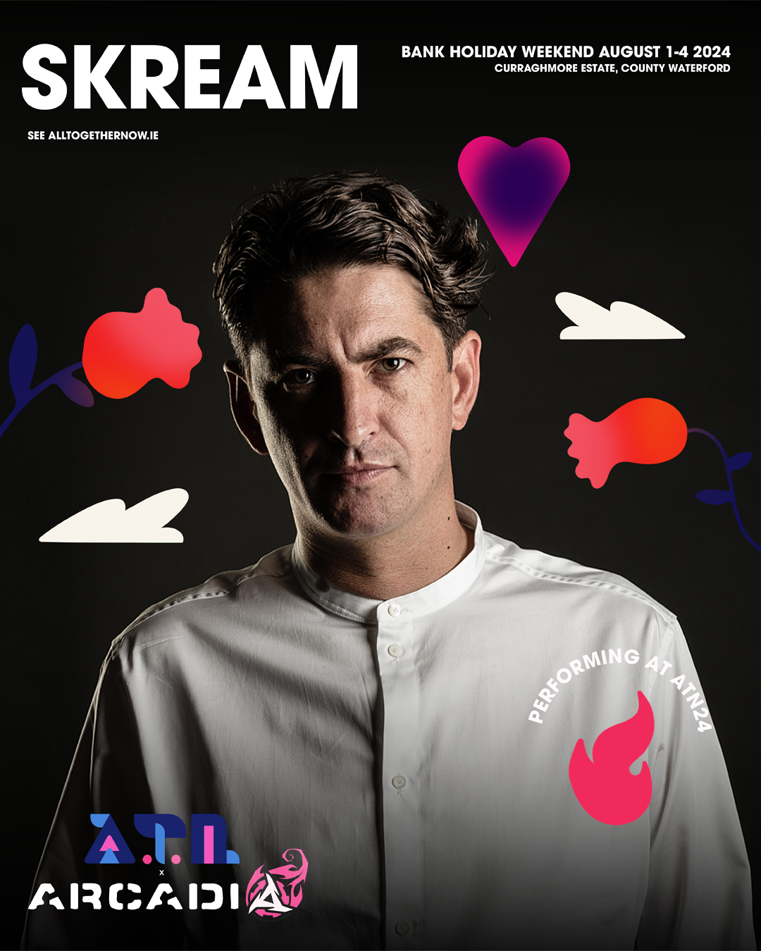 ATN24 - Skream Announced for Arcadia! — All Together Now