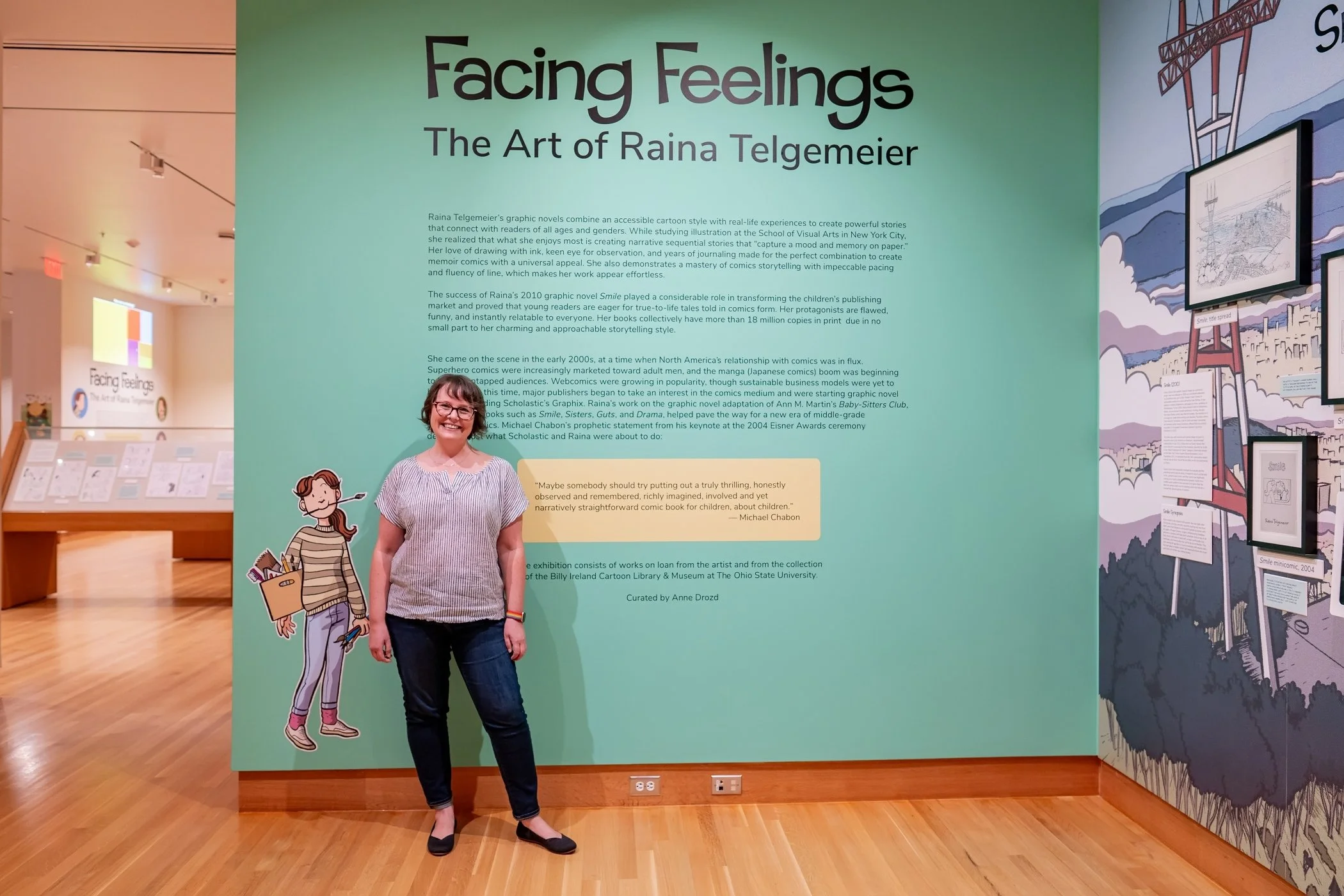 Facing Feelings: The Art of Raina Telgemeier, now on display at the ...