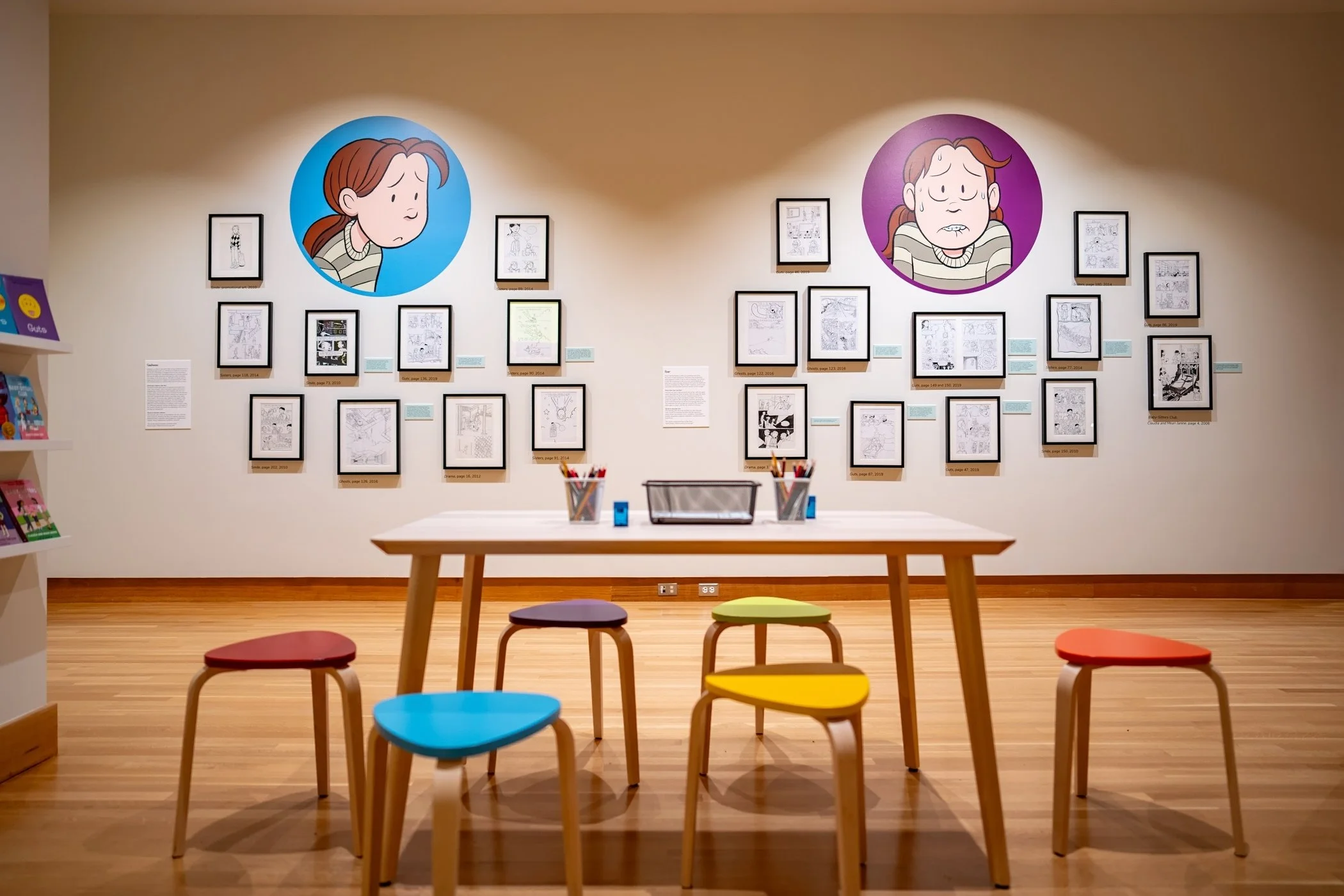 Facing Feelings: The Art of Raina Telgemeier, now on display at the ...