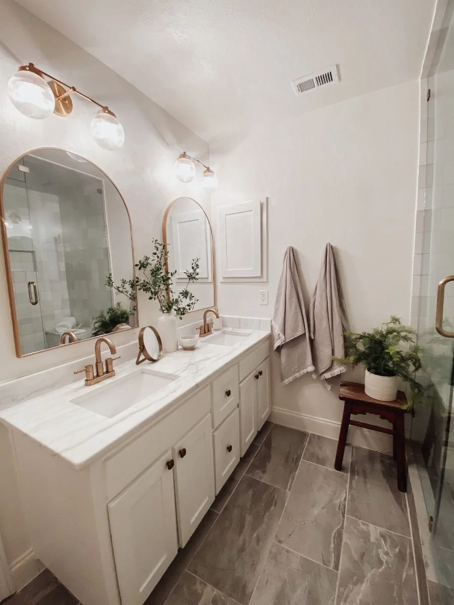 Primary Bathroom Renovation Reveal Small MasterBathroom Inspiration ...