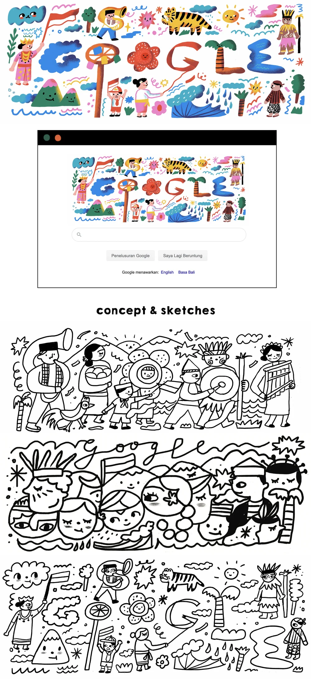 Google Doodle — Liunic