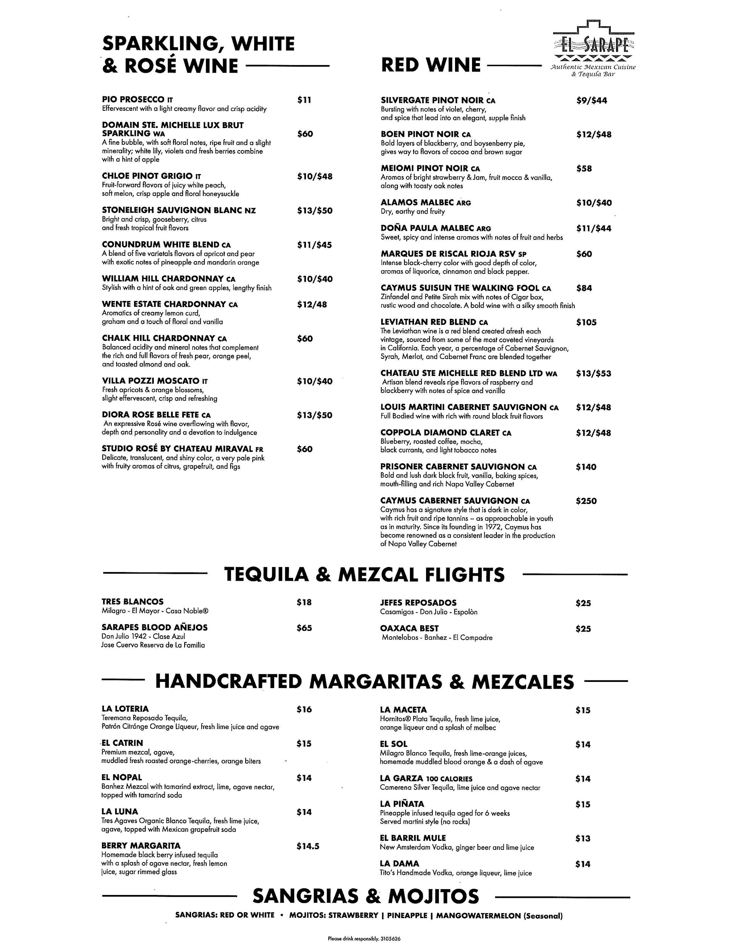 EL SARAPE, BLUE BELL