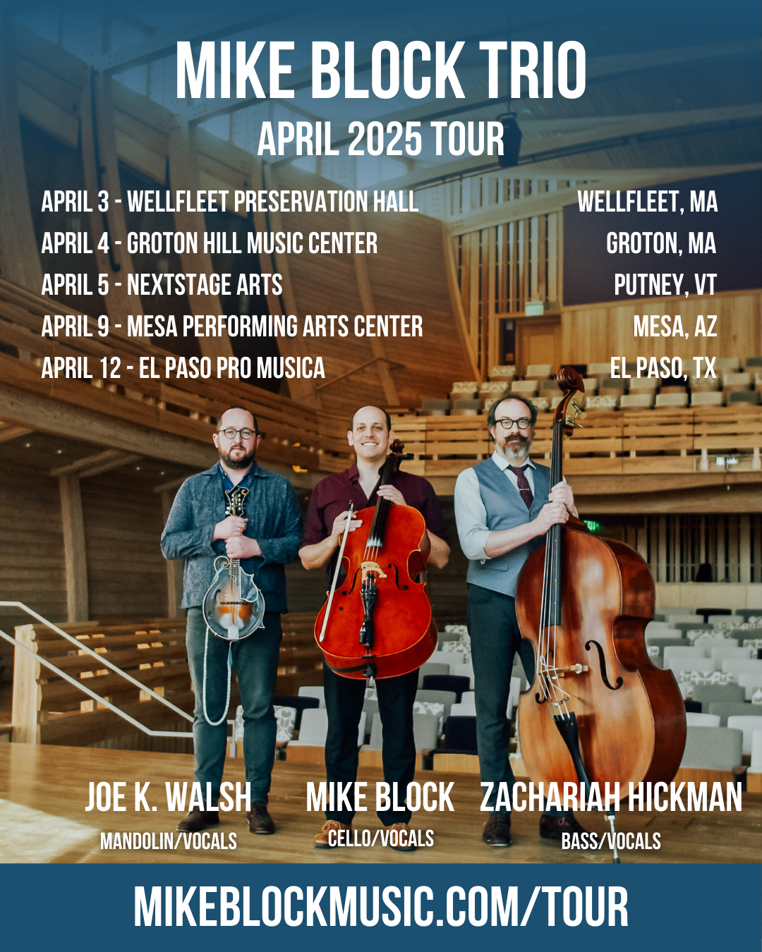 Mike Block Trio April Tour! — Mike Block