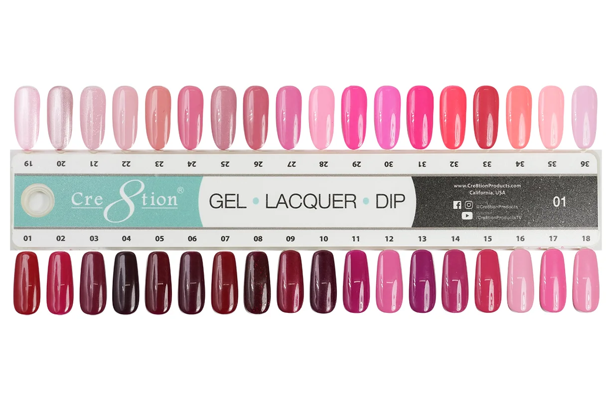 Matching Color Gel & Nail Lacquer — Cre8tion Products