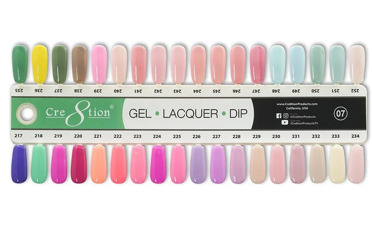 Matching Color Gel & Nail Lacquer — Cre8tion Products