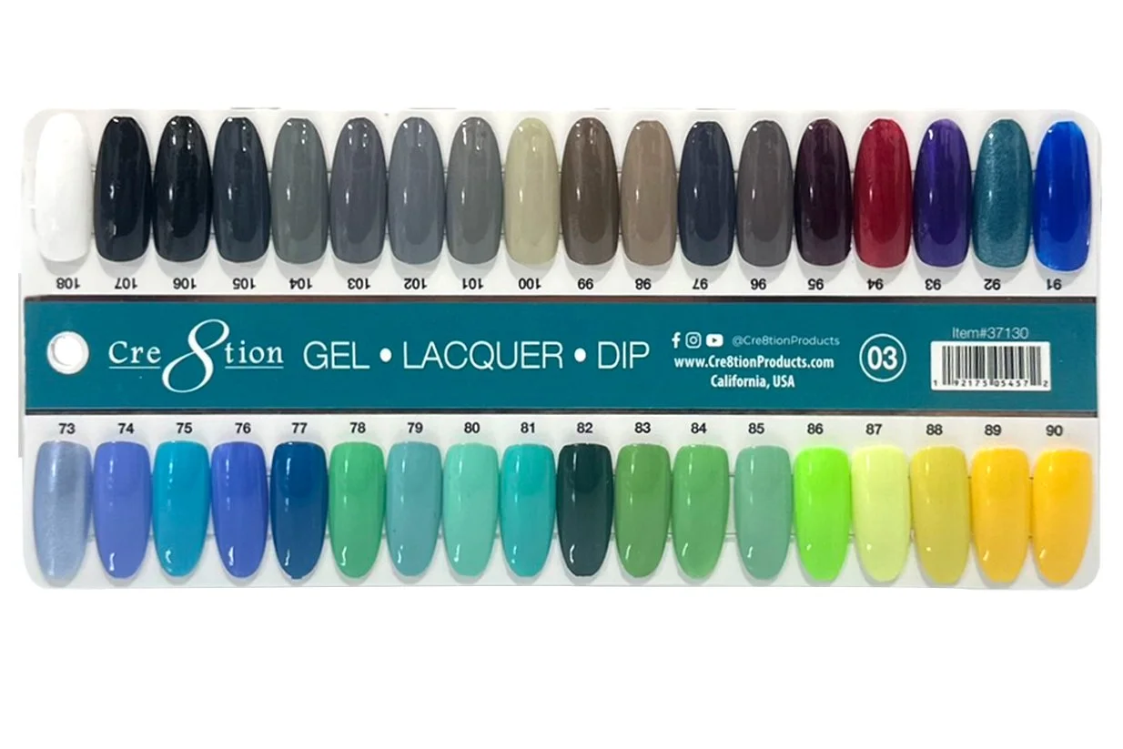 Matching Color Gel & Nail Lacquer — Cre8tion Products
